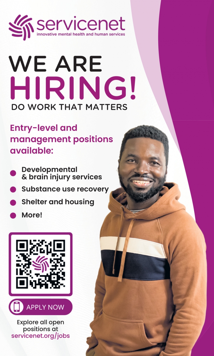 Management Position, Servicenet, Northampton, MA