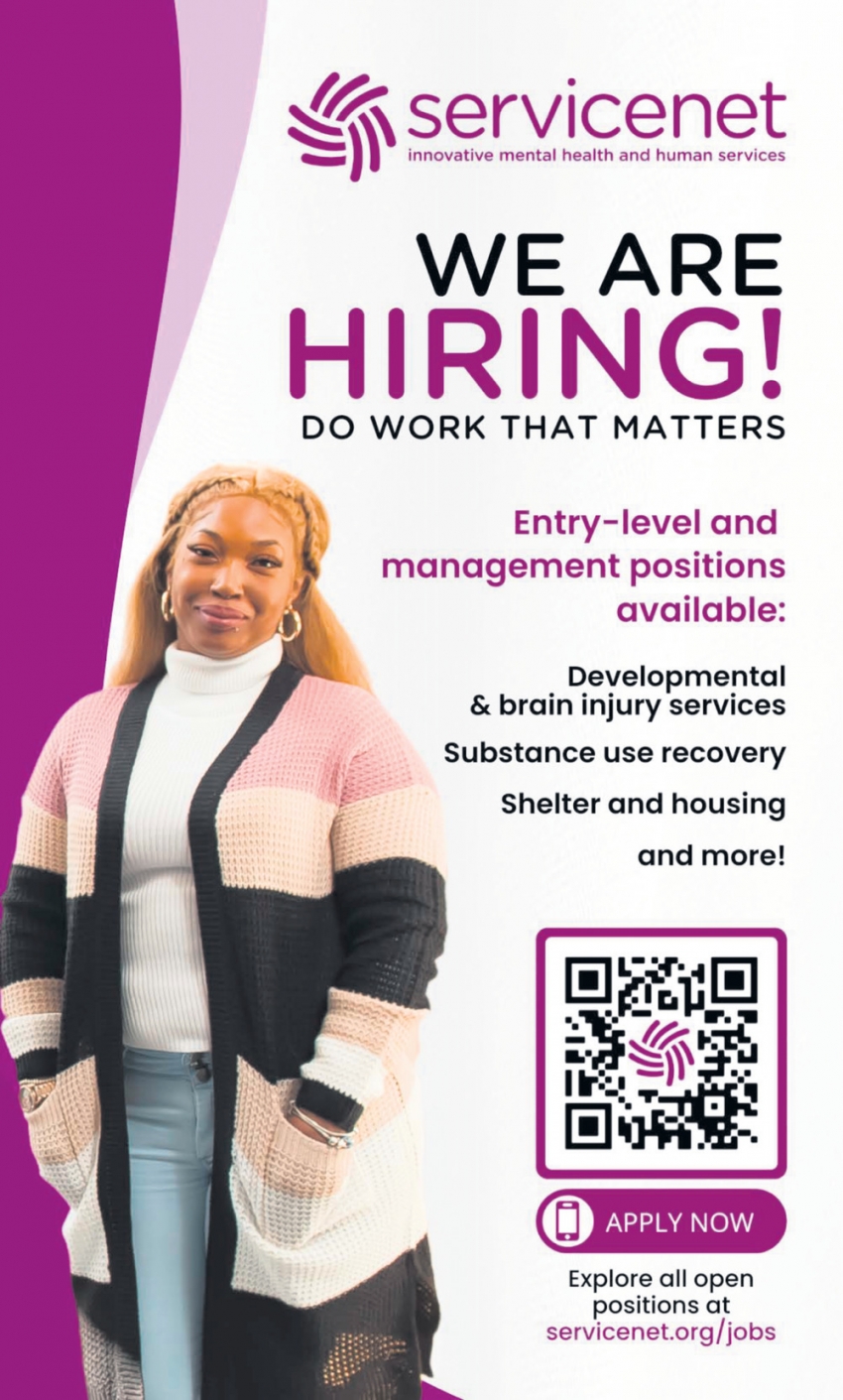 Management Positions, Servicenet, Northampton, MA